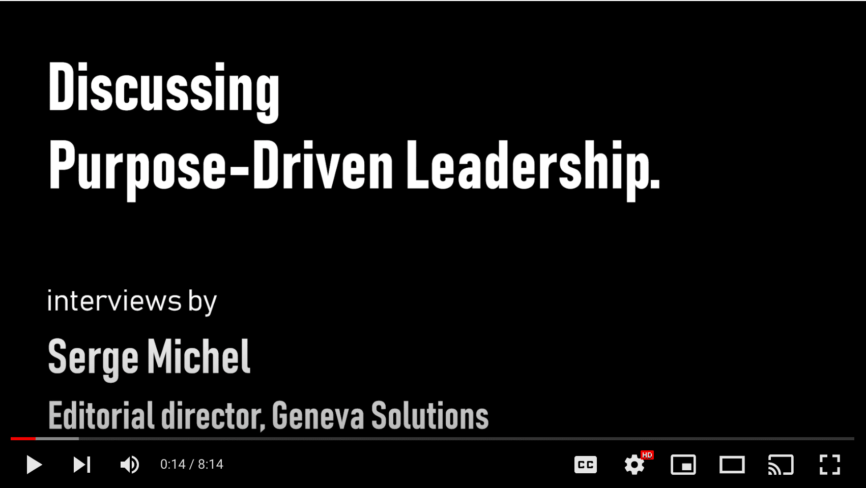 Discussing Purpose-driven Leadership At The 2022 Global Investment Forum - Global Investment Forum